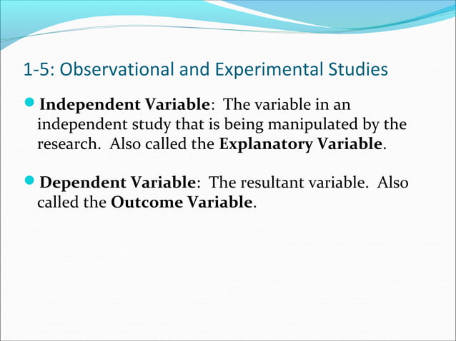 1.5 Observational vs. Experimental | PPT | Science