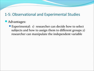 1.5 Observational vs. Experimental | PPT