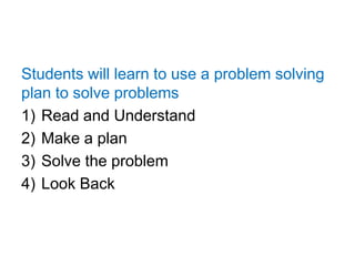 1.5 problem solving plan part 2 | PPT