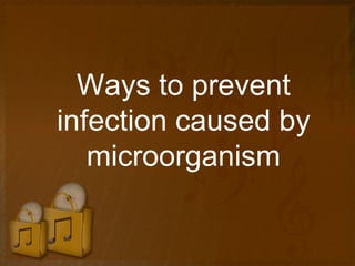 1.5 ways to prevent infections | PPT