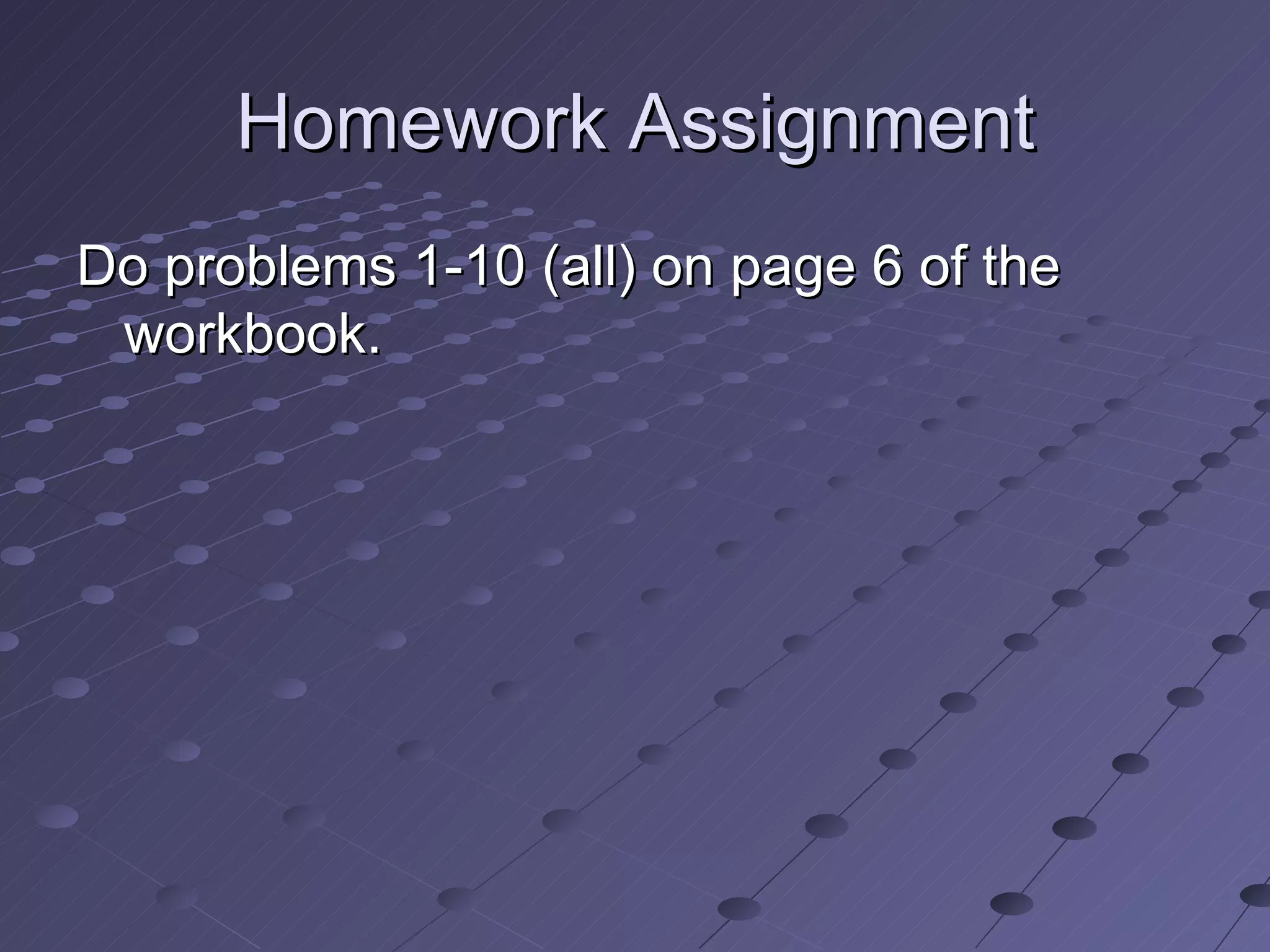 Chapter 1, Lesson 6 | PPT | Homework and Study | Education