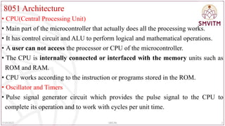 8051 slide | PPTX | Operating Systems | Computer Software and Applications