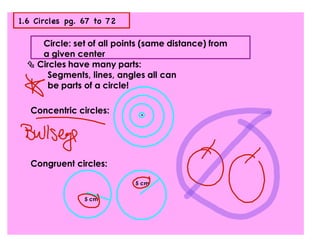 1.6 Circles | PPT