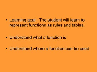 1.6 functions as rules and tables | PPTX
