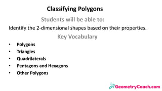 1-6 Classifying Polygons | PDF