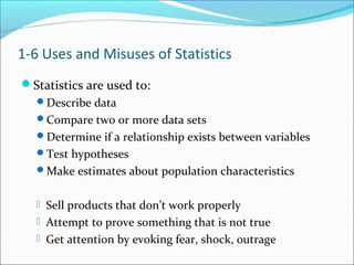 1.6 Uses and Misuses | PPT