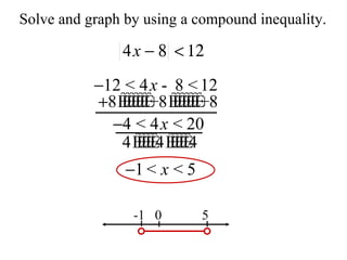 1.7 Solving Absolute Value Equations and Inequalities