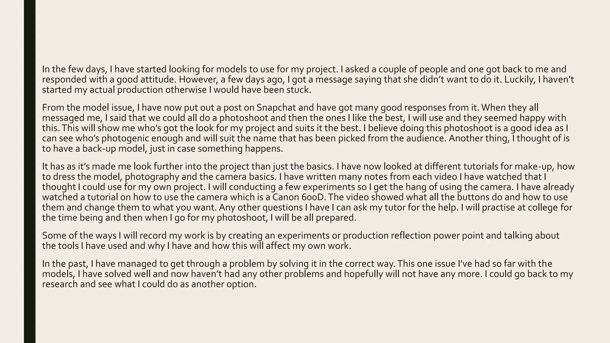 Reflective Diaries | PPTX