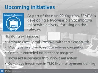 SFMTA Subway Performance Report | PDF