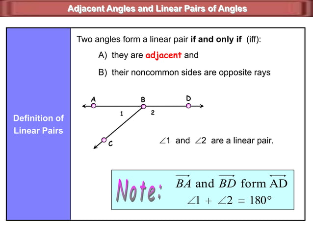 1.7 angles and perpendicular lines | PPT