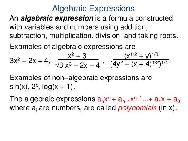 1.2Algebraic Expressions-x