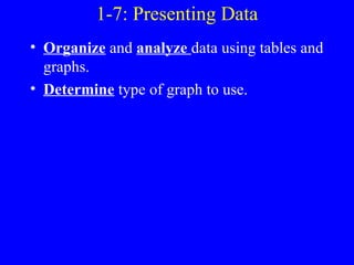 1-7 Presenting Data | PPT