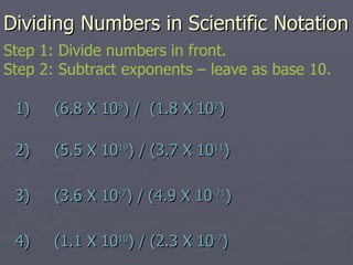 TechMathII - 1.7 - Scientific Notation Day2 | PPT