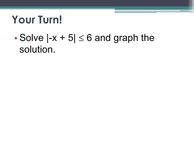1.7 Solving Absolute Value Equations | PPTX | Physics | Science