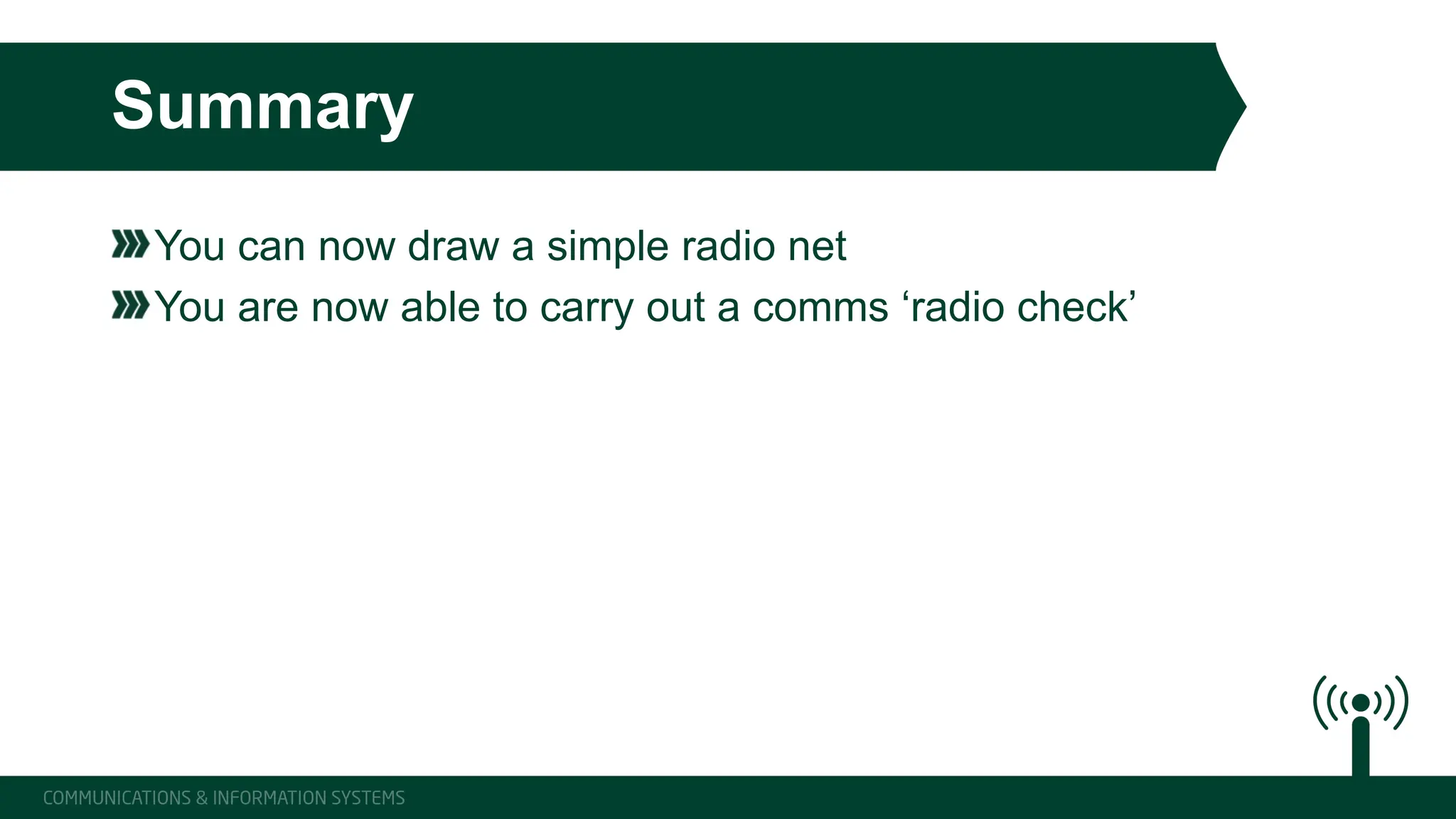 1-8 - PPT - Basic Radio Net & Establishing Comms.pptx