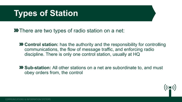 1-8 - PPT - Basic Radio Net & Establishing Comms.pptx