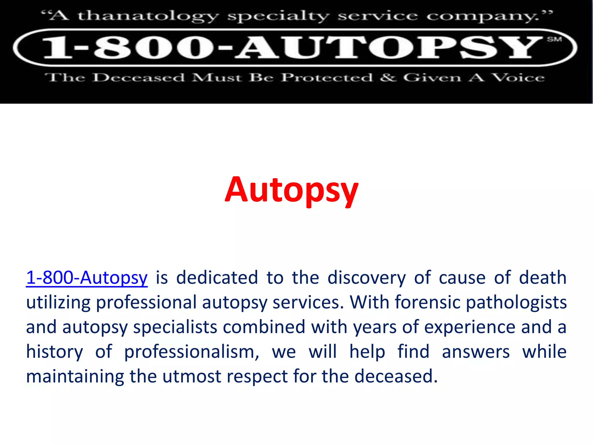 Autopsy | PPT