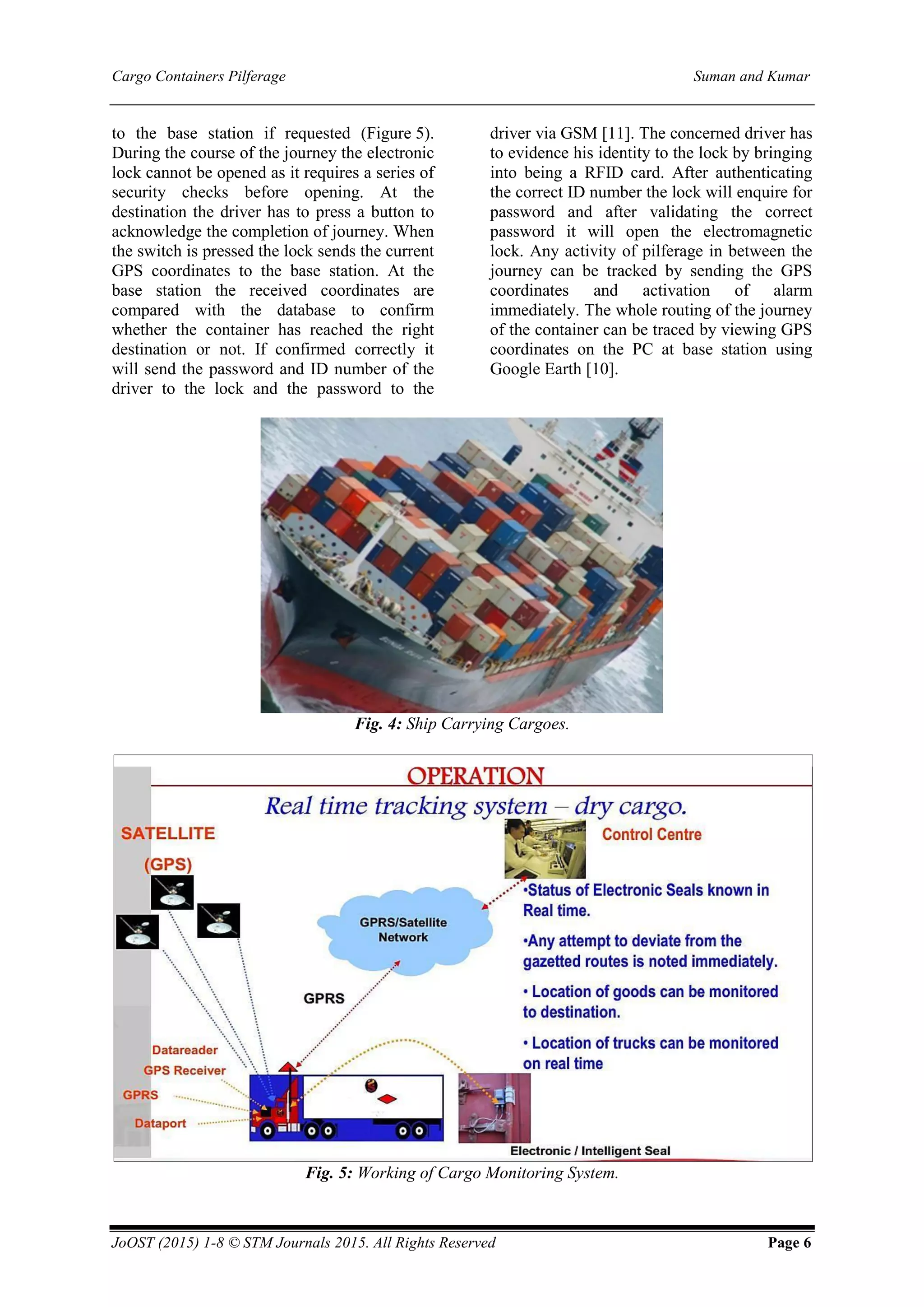 cargo containers pilferage | PDF