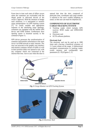 cargo containers pilferage | PDF