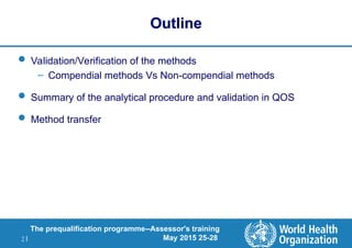 LAB results for Methods Validation refrences.ppt
