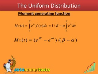 Uniform Distribution | PPTX