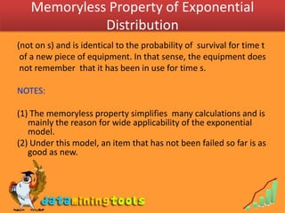 Gamma, Expoential, Poisson And Chi Squared Distributions | PPTX