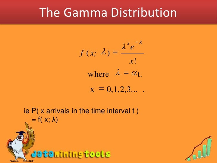 Gamma, Expoential, Poisson And Chi Squared Distributions Gamma, Expoential, Poisson And Chi Squared Distributions