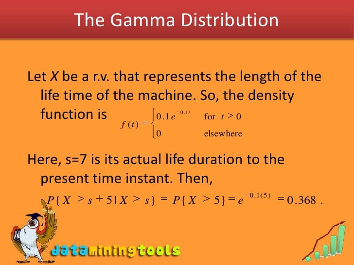 Gamma, Expoential, Poisson And Chi Squared Distributions Gamma, Expoential, Poisson And Chi Squared Distributions
