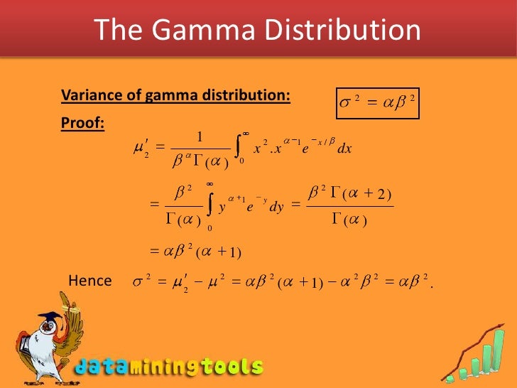 Gamma, Expoential, Poisson And Chi Squared Distributions Gamma, Expoential, Poisson And Chi Squared Distributions