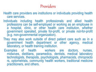 1-A-Define the health system and describe the functions and elements of ...