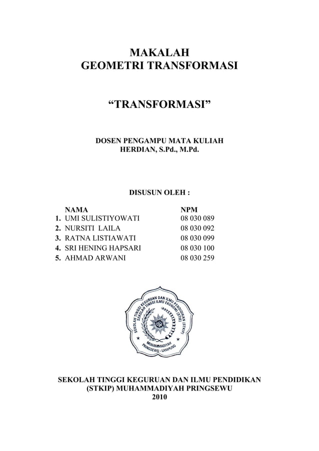 transformasi | PDF