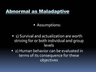 Abnormal Behavior and its Nature | PPTX