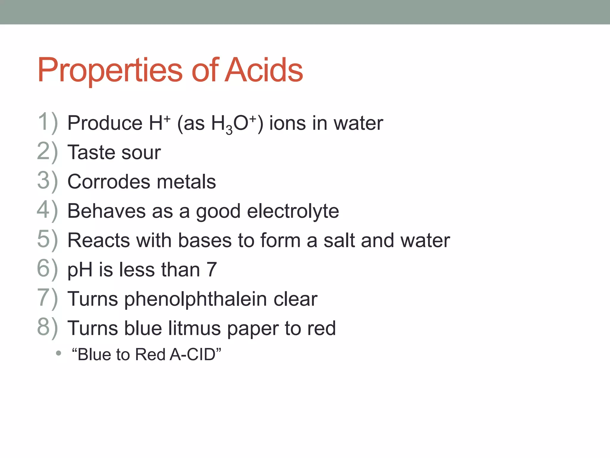 1 acids & bases introduction | PPTX