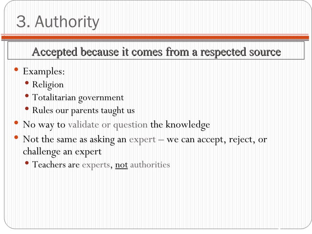 1 acquiring knowledge | PPT | Science