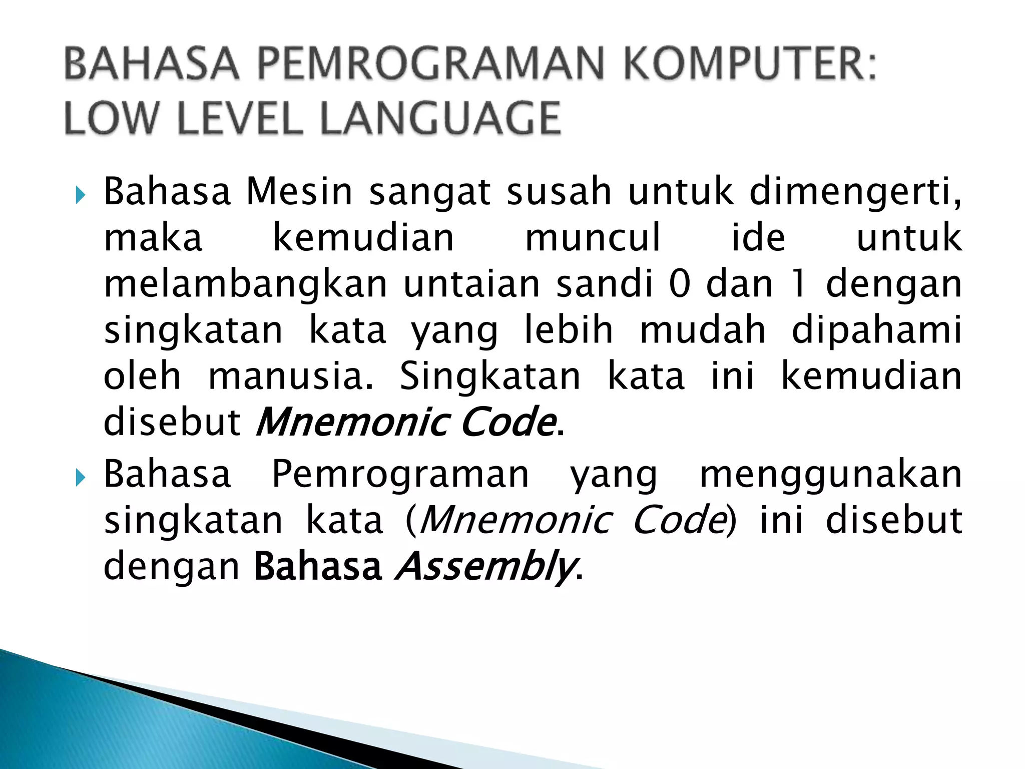 1 adp dasar-dasar pemrograman | PPT