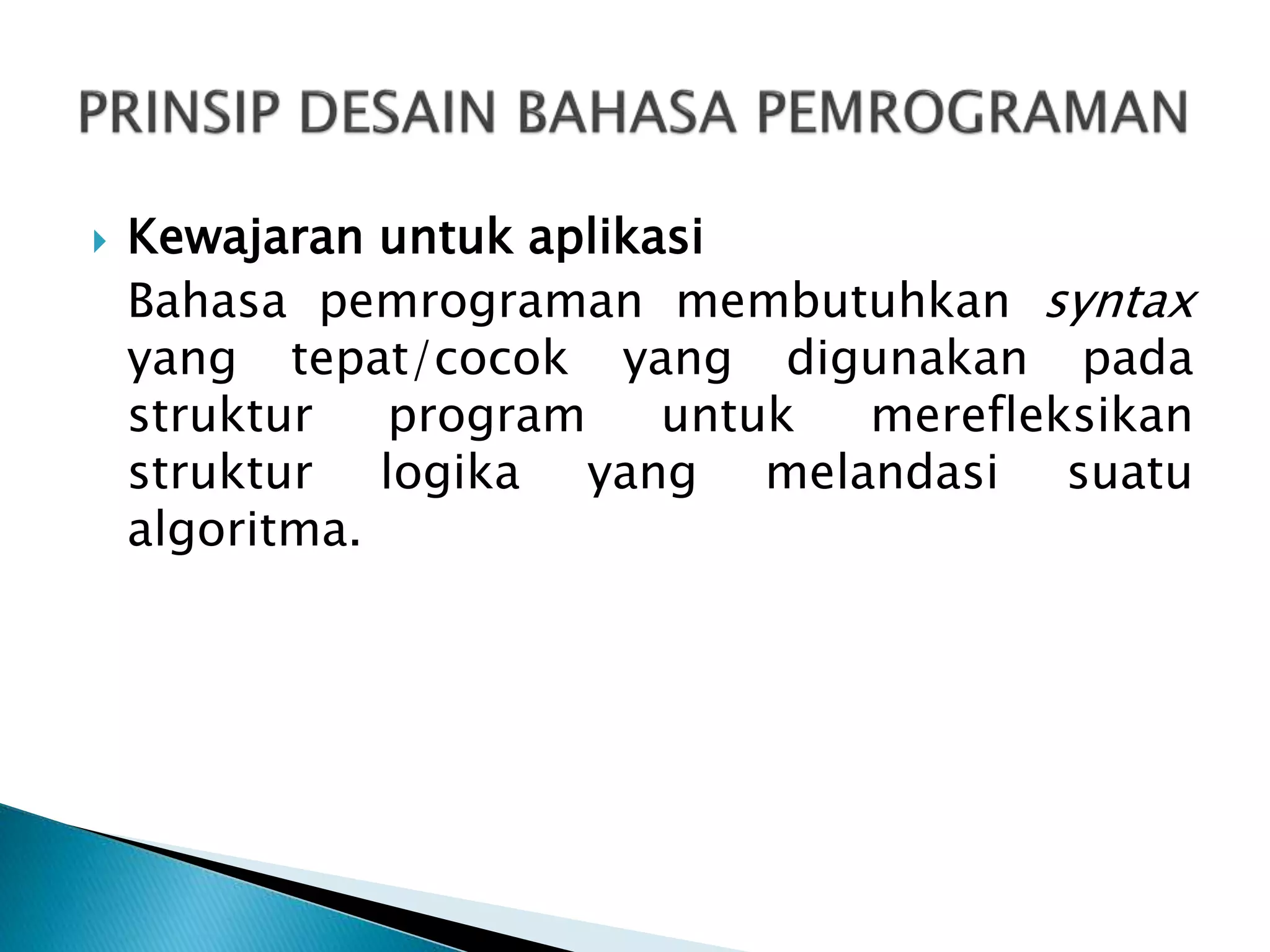dasar-dasar pemrograman | PPTX