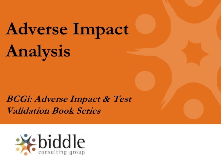 Adverse Impact Analysis (Overview)