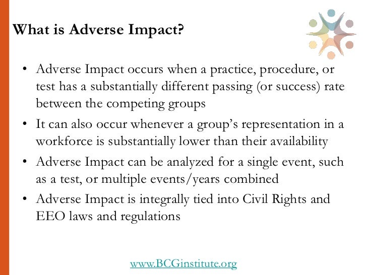Adverse Impact Analysis (Overview)