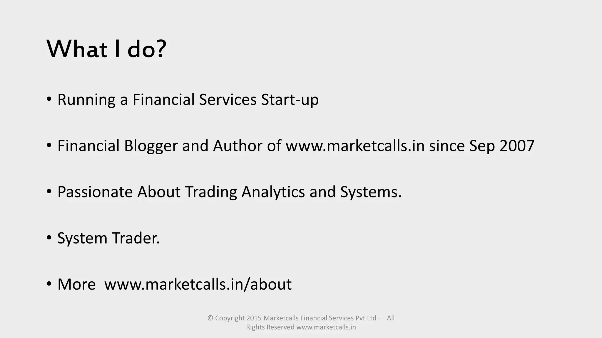 Trading System Design | PPTX