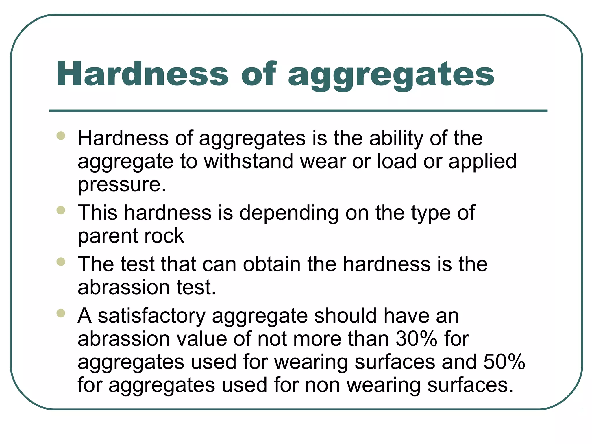 Aggregates | PPT