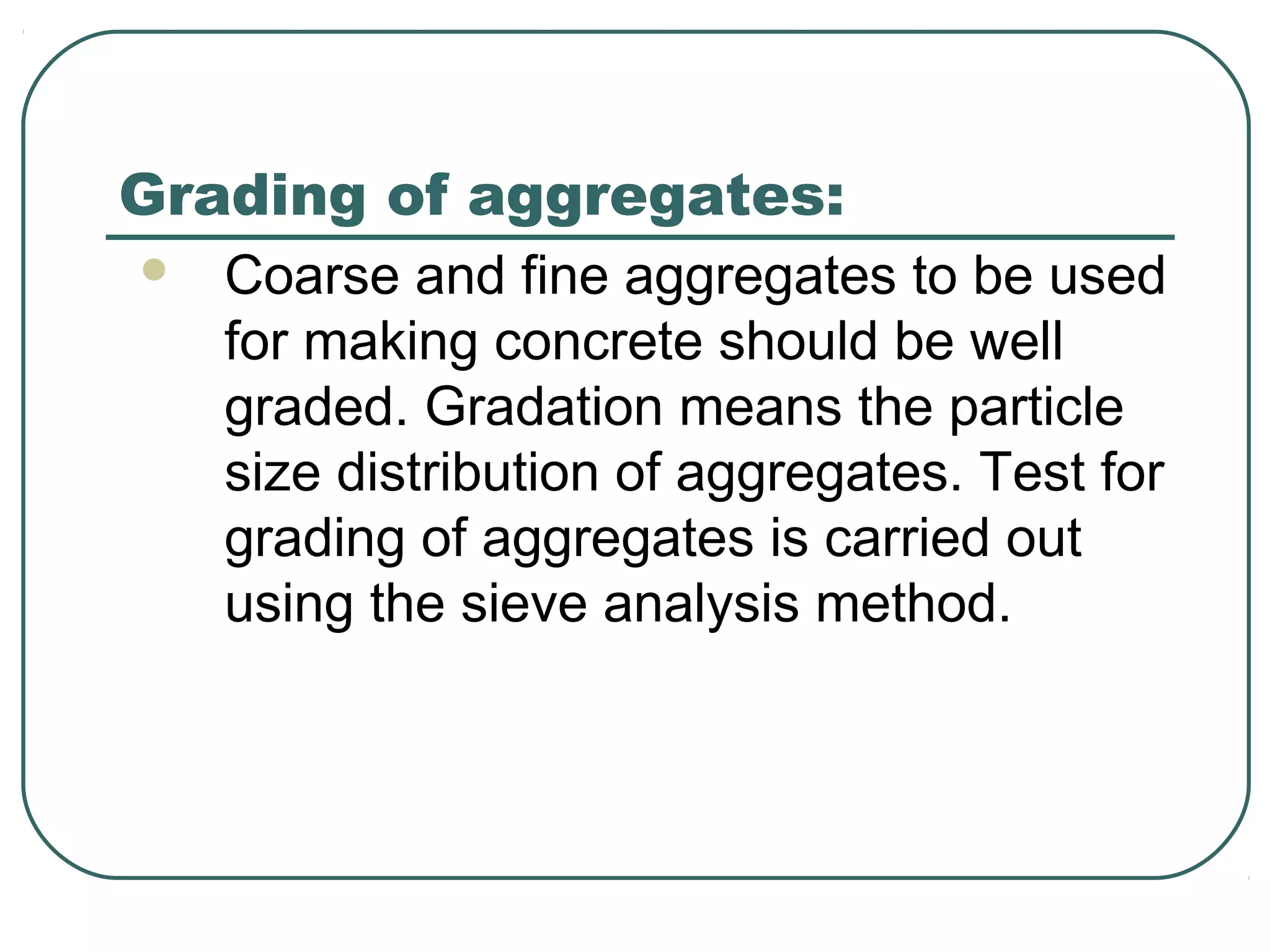 Aggregates | PPT