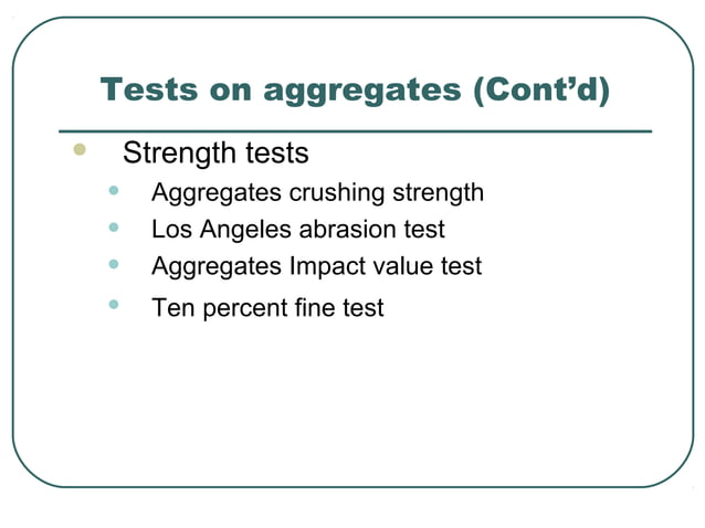 Aggregates | PPT