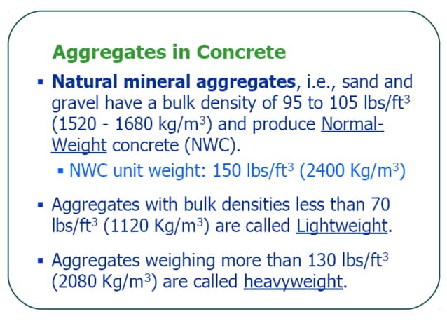 Aggregates | PPT
