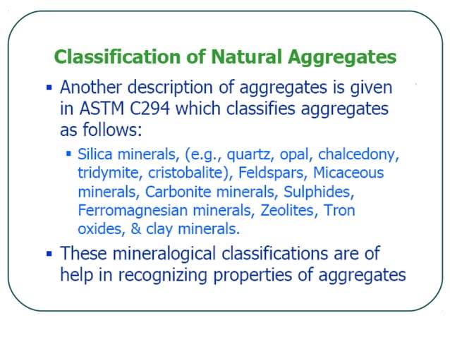 Aggregates | PPT