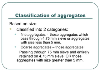 Aggregates | PPT