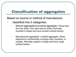Aggregates | PPT