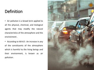 AIR POLLUTION | PPTX