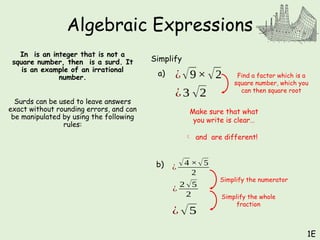 1)-Algebraic-Expressions.pptx IAL P1 CHAPTER 1 PPT | PPTX
