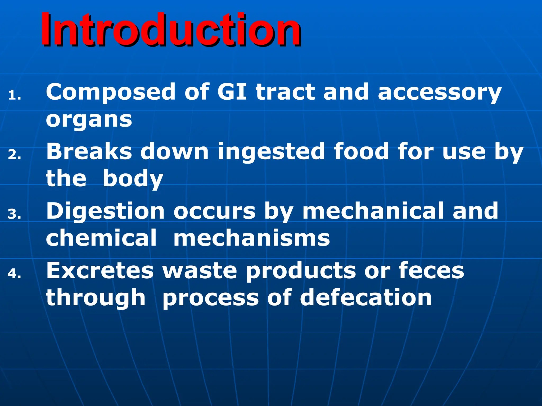gastroentestinal anatomy and physiology lecture | PPT