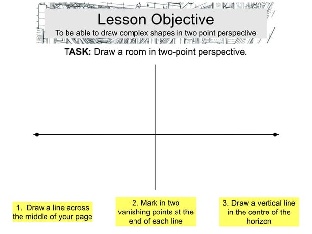one and two-point-perspective lesson for high school and college | PPT ...